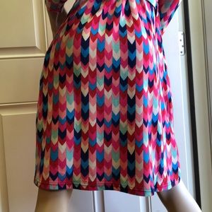 All For Color | Dresses | Cheerful Chevron Dress S | Poshmark